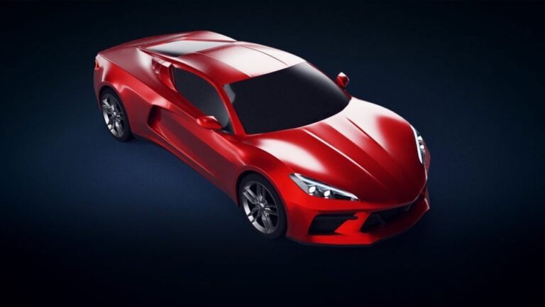 2020 Chevrolet Corvette C8 Render Çizimi Ortaya Çıktı